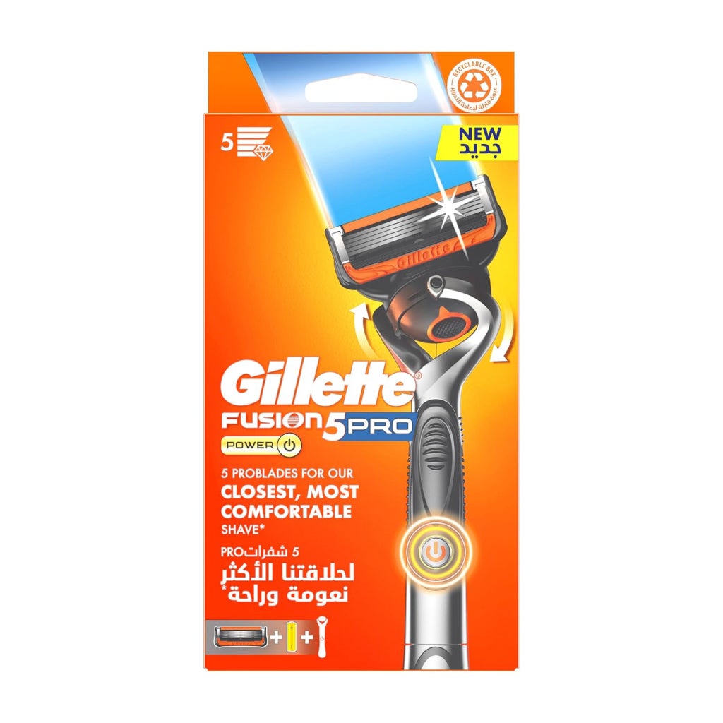 Gillette Fusion 5 ProGlide Power Men's Razor With Flex Ball Technology ...