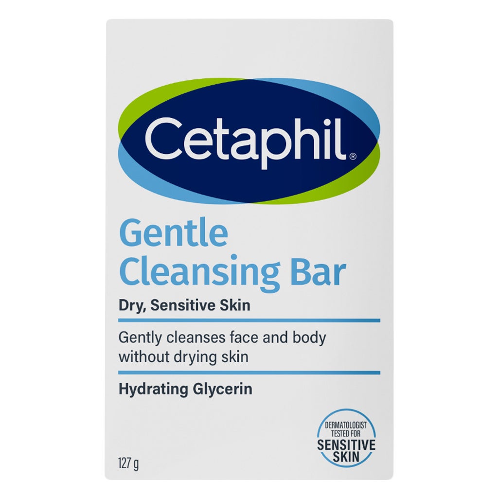 Cetaphil Gentle Face & Body Cleansing Bar For Men & Women With Dry to ...