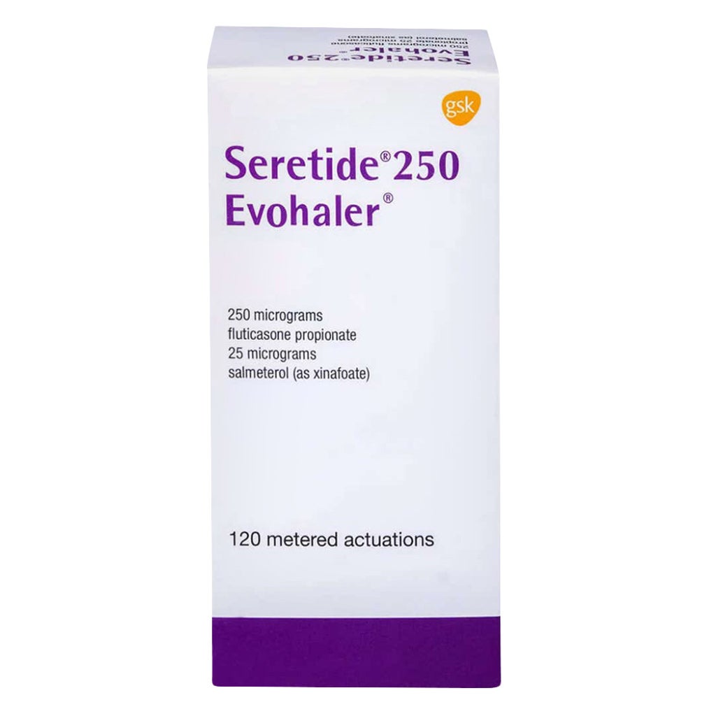 Seretide 250mcg/25mcg Inhaler 120 Doses - myAster