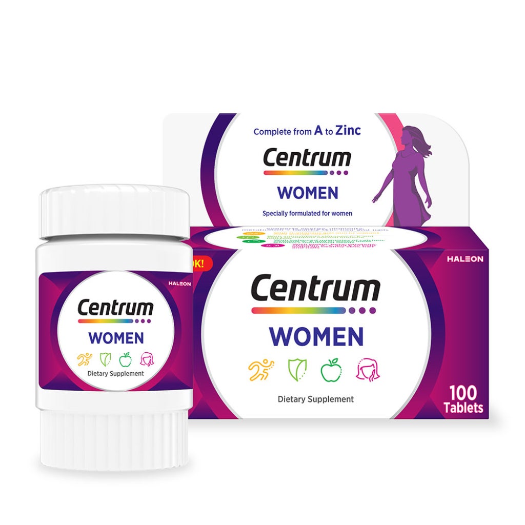 Centrum Women's Multivitamin Supplement Tablets, Pack of 100's - myAster