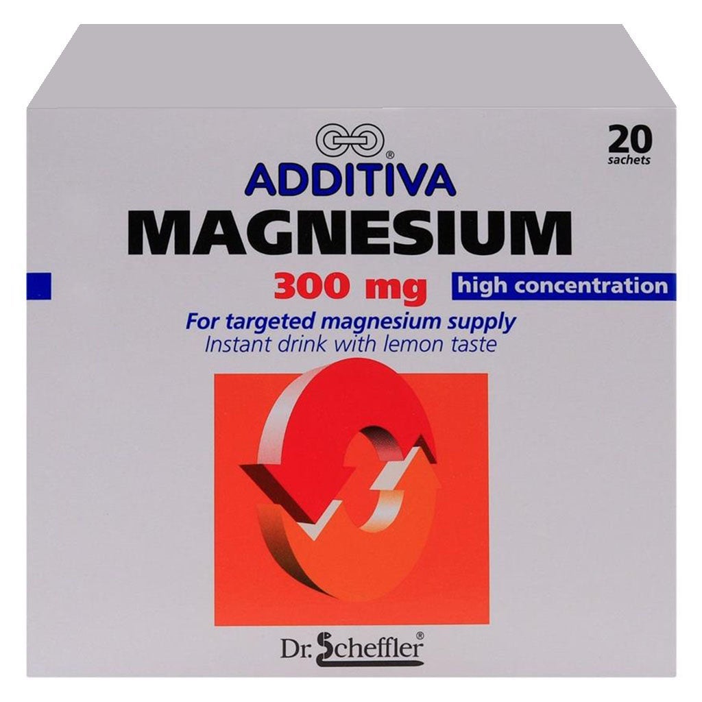 Additiva Magnesium 300mg Sachets, Pack of 20's - myAster