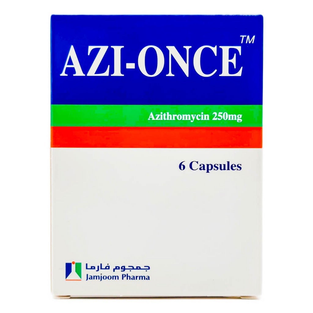 Azi Once 250mg Capsules, Pack of 6's - myAster