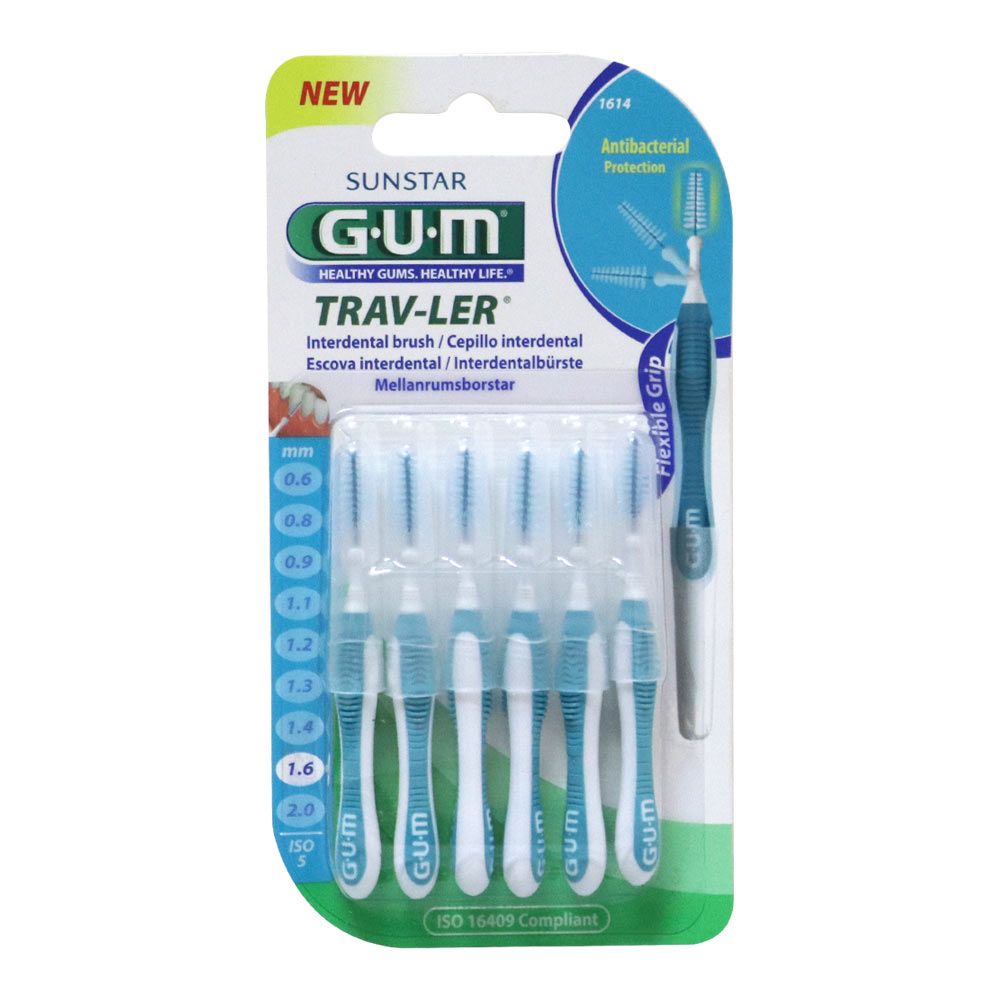 Butler Gum Trav-ler Interdental Brush 1614 M6 - myAster