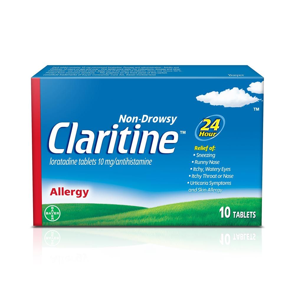 Claritine 10mg for Allergy Tablets, Pack of 10's - myAster