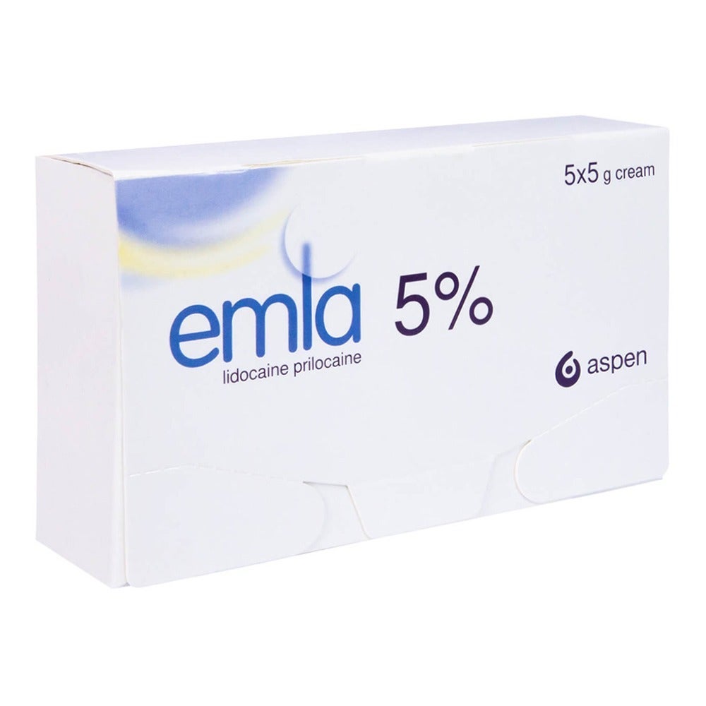 Aspen Emla Skin Numbing Topical Anaesthetic Cream 5g, Pack of 5's - myAster