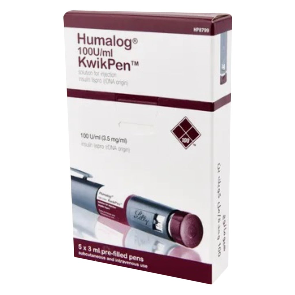 Humalog KwikPen 100IU/ml Pre-Filled Pen 3ml, Pack of 5's - myAster