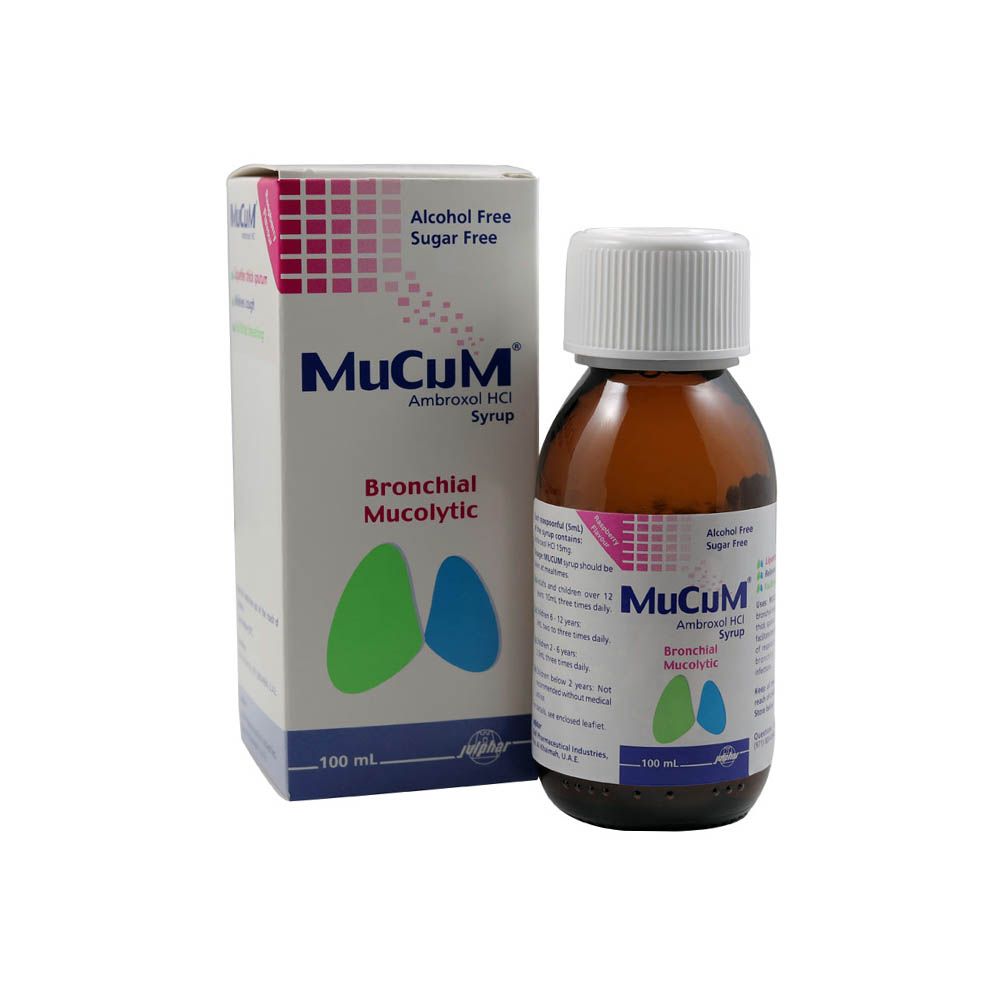 Buy Mucum Syrup 100ml Cough Relief Online UAE| myAster