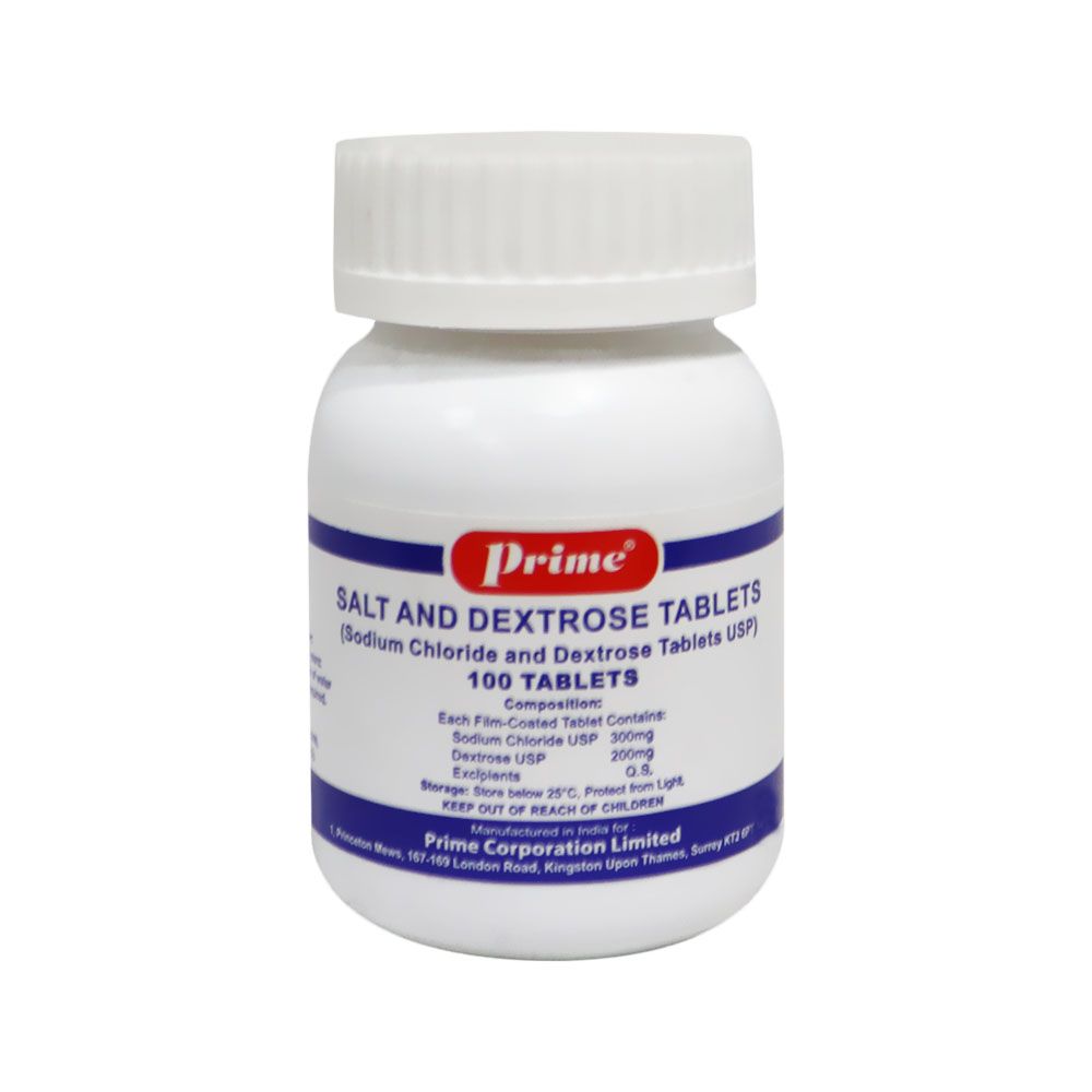 Prime Salt and Dextrose Tablets, Pack of 100's - myAster