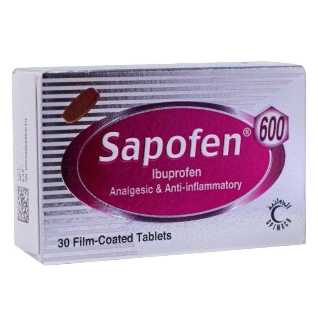 Sapofen 600mg Film Coated Tablets, Pack of 30's - myAster