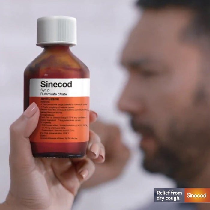Buy Sinecod Cough Syrup 200ml Dry Cough | myAster