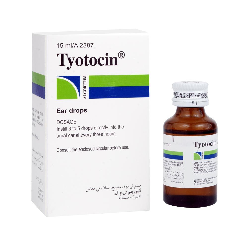 Buy Tyotocin Ear Drops 15ml Ear Infection Care | myAster