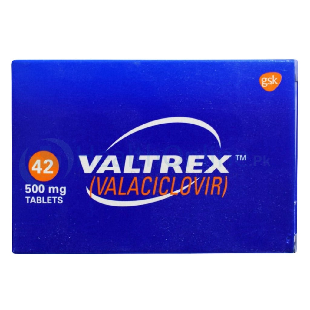 Valtrex 500mg Tablets, Pack of 42's - myAster