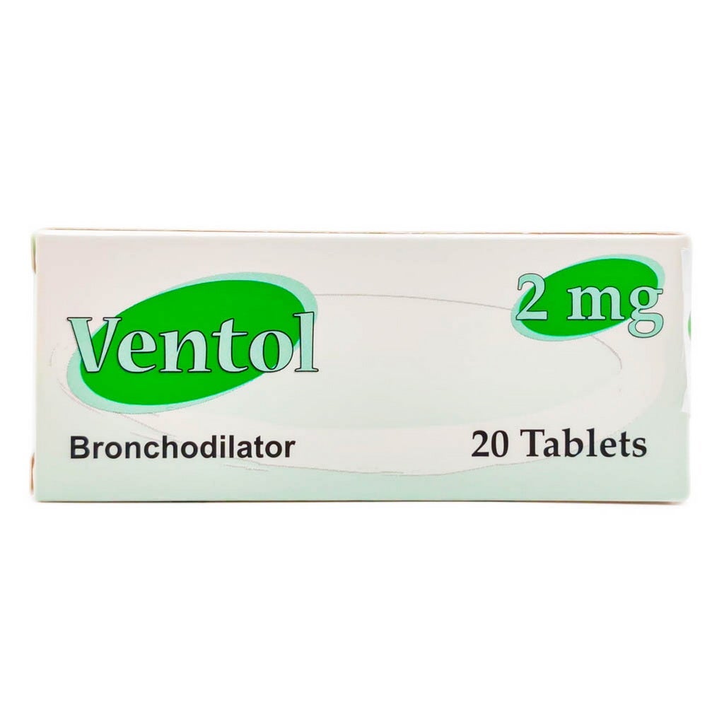Ventol 2mg Tablets, Pack of 20's - myAster