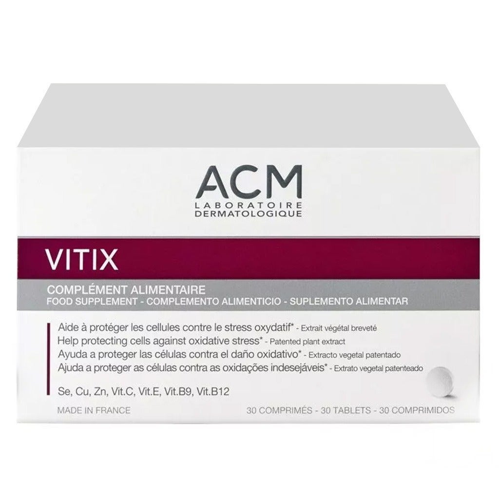 ACM Vitix Antioxidant Tablets For Vitiligo, 30 Tablets - myAster