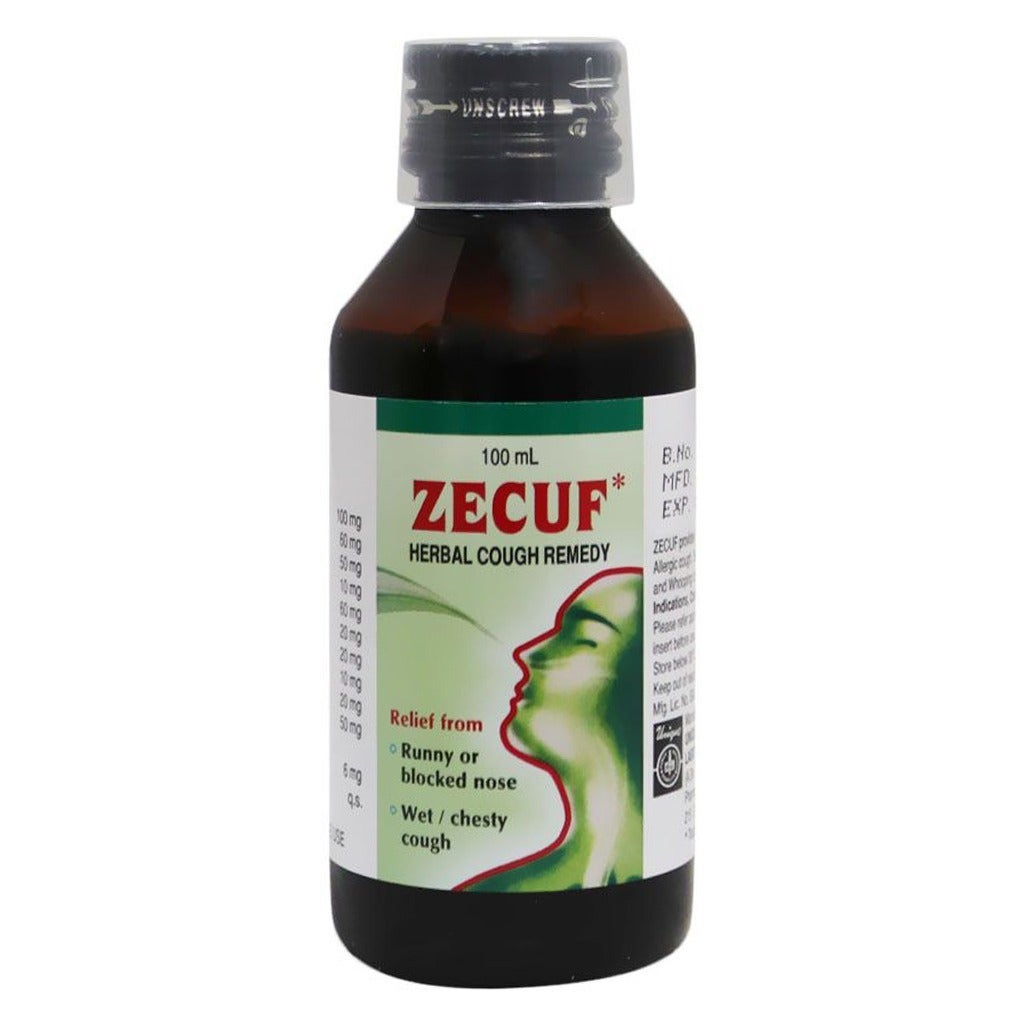Zecuf Herbal Cough Syrup 100ml - myAster