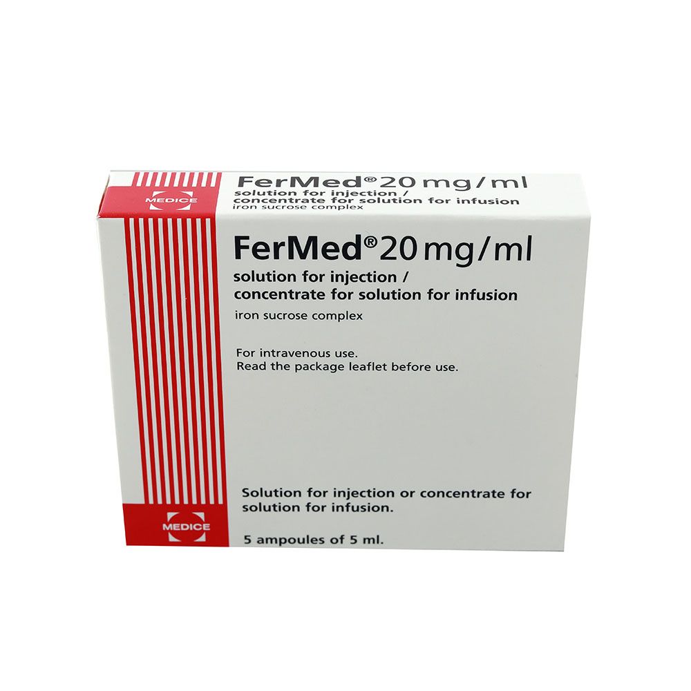 FerMed 100mg/5ml Injection, Pack of 5's - myAster