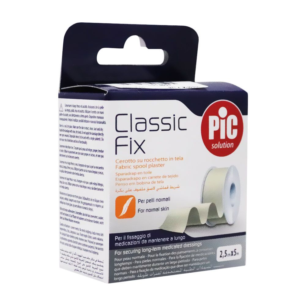 Pic Classic Fix Fabric Spool Plaster 2.5cm x 5m - myAster