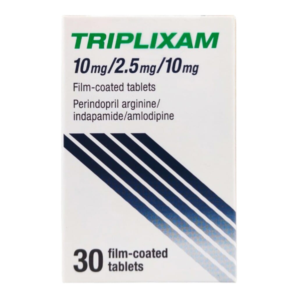 Triplixam 10mg/2.5mg/10mg Film Coated Tablets, Pack of 30's - myAster