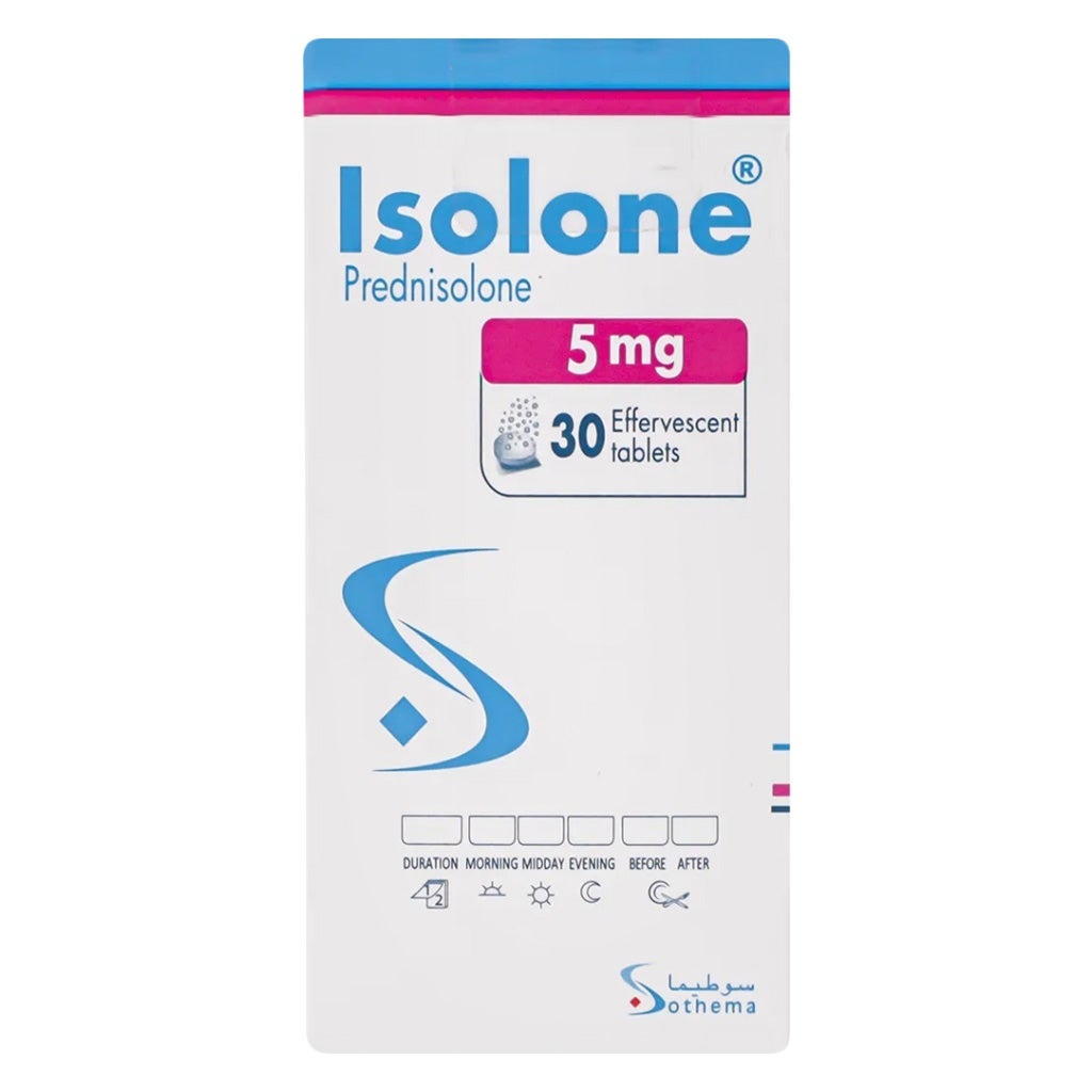 Isolone 5mg Effervescent Tablets, Pack of 30's - myAster
