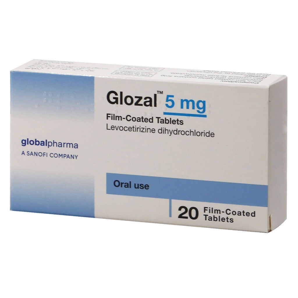 Glozal 5mg Levocetirizine Film Coated Tablets For Cold & Allergy, Pack ...