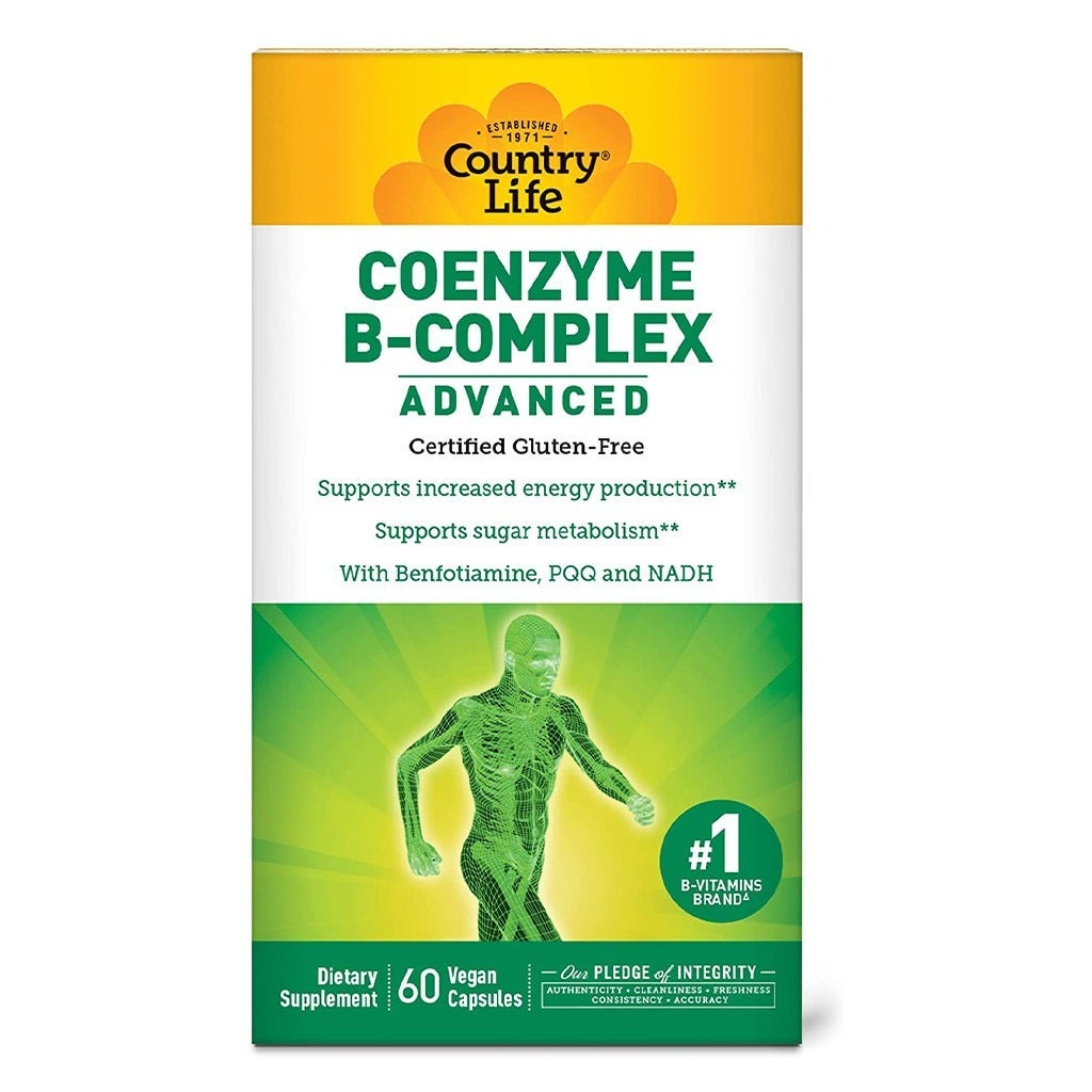 Country Life Coenzyme B-Complex Advanced Capsules, Pack of 60's - myAster
