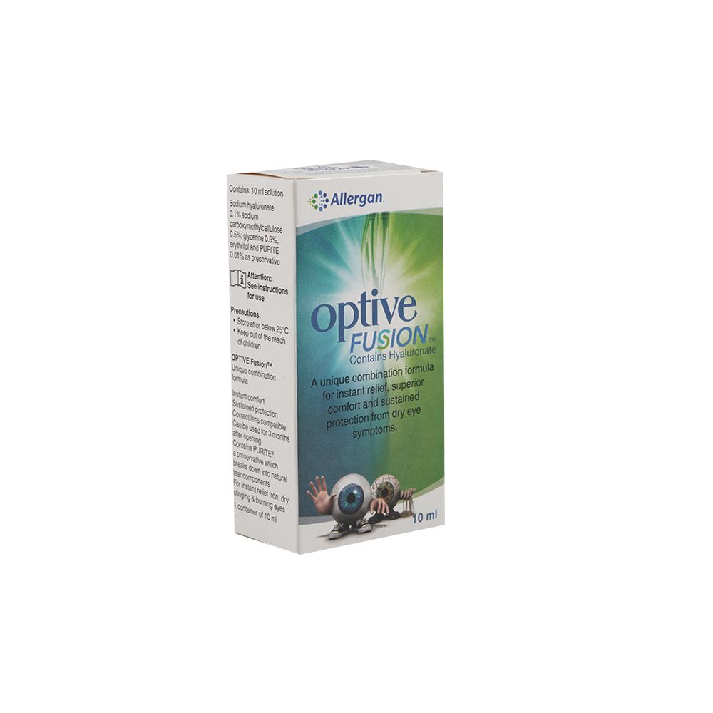 Optive Fusion Eye Drops 10ml - myAster