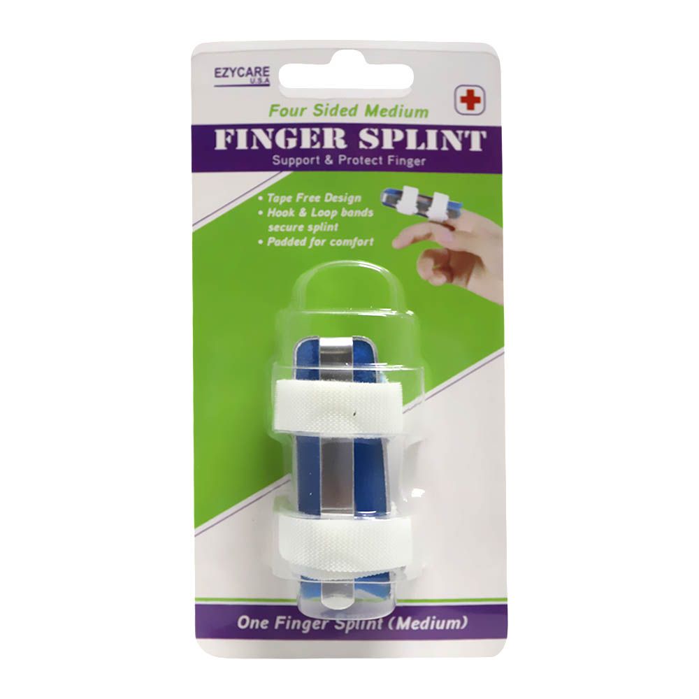 Ezycare Four Sided Finger Splint M 17487 - myAster