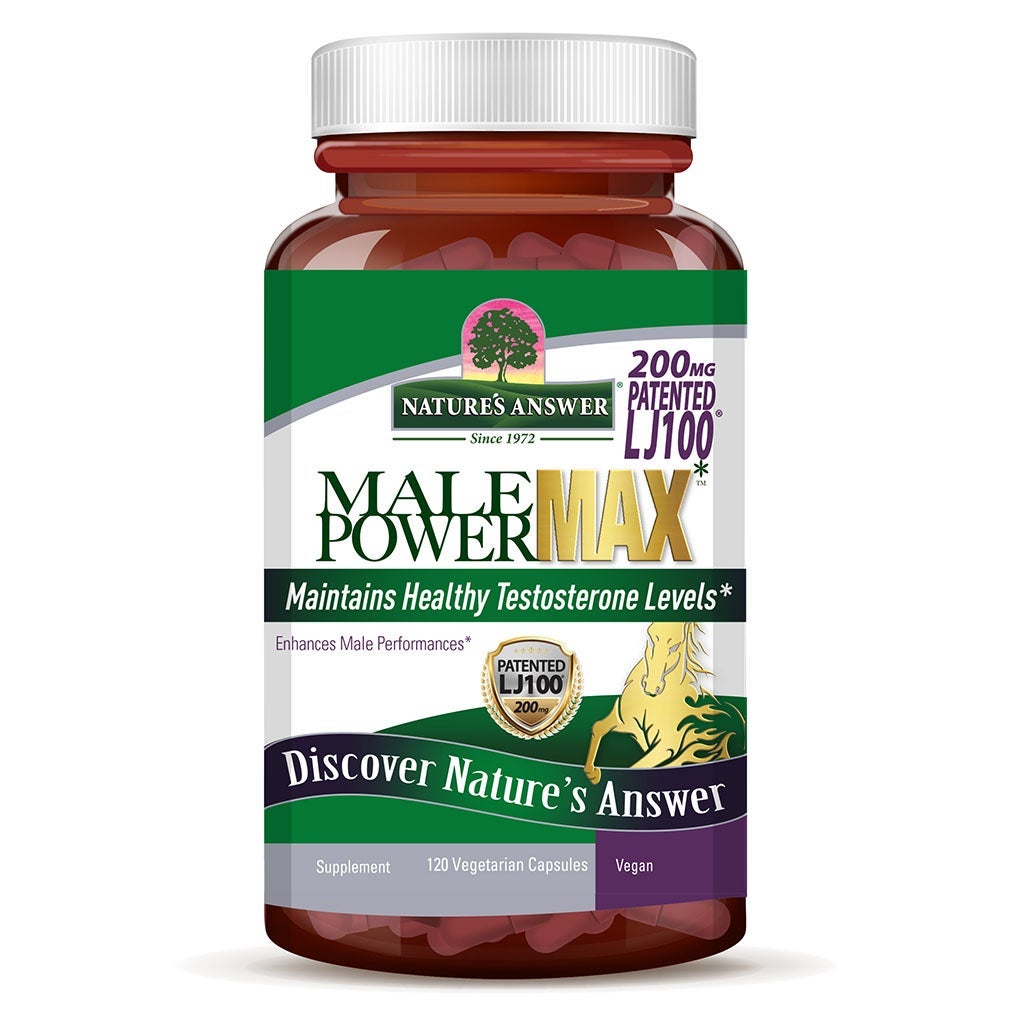 Nature's Answer Power Max Vegetarian Capsules For Stamina, Pack of 120 ...