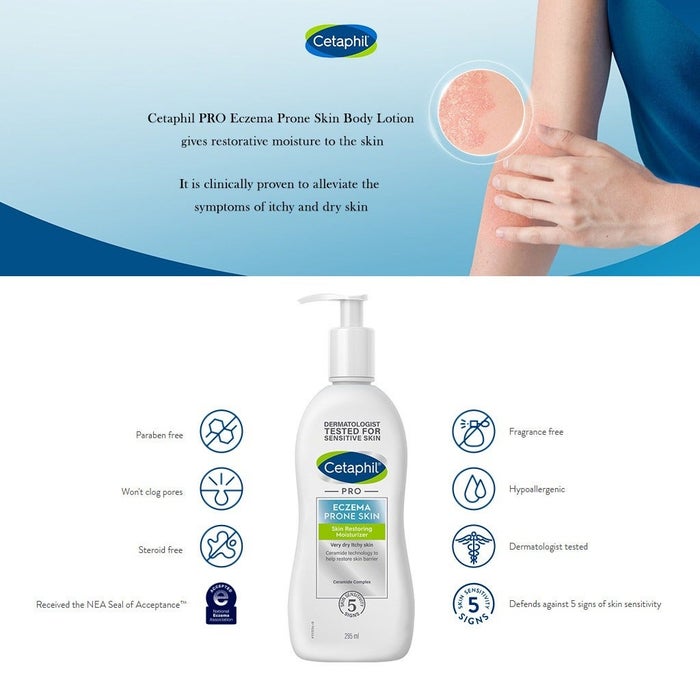 Cetaphil PRO Eczema Body Moisturizer for Itchy Skin | myAster
