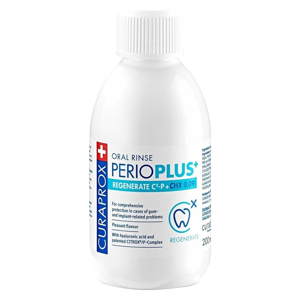 Curaprox Perio Plus Regenerate CHX 0.09% Mouthwash 200ml - myAster