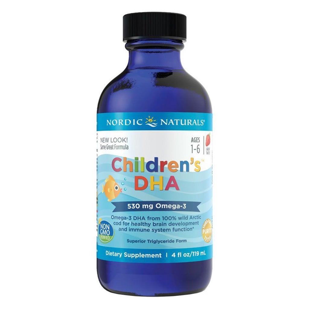 Nordic Naturals Children's DHA Omega 3 530mg Syrup 119ml - myAster