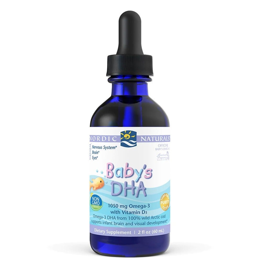 Nordic Naturals Baby's DHA Omega 3 with Vit D3 Liquid 60ml - myAster