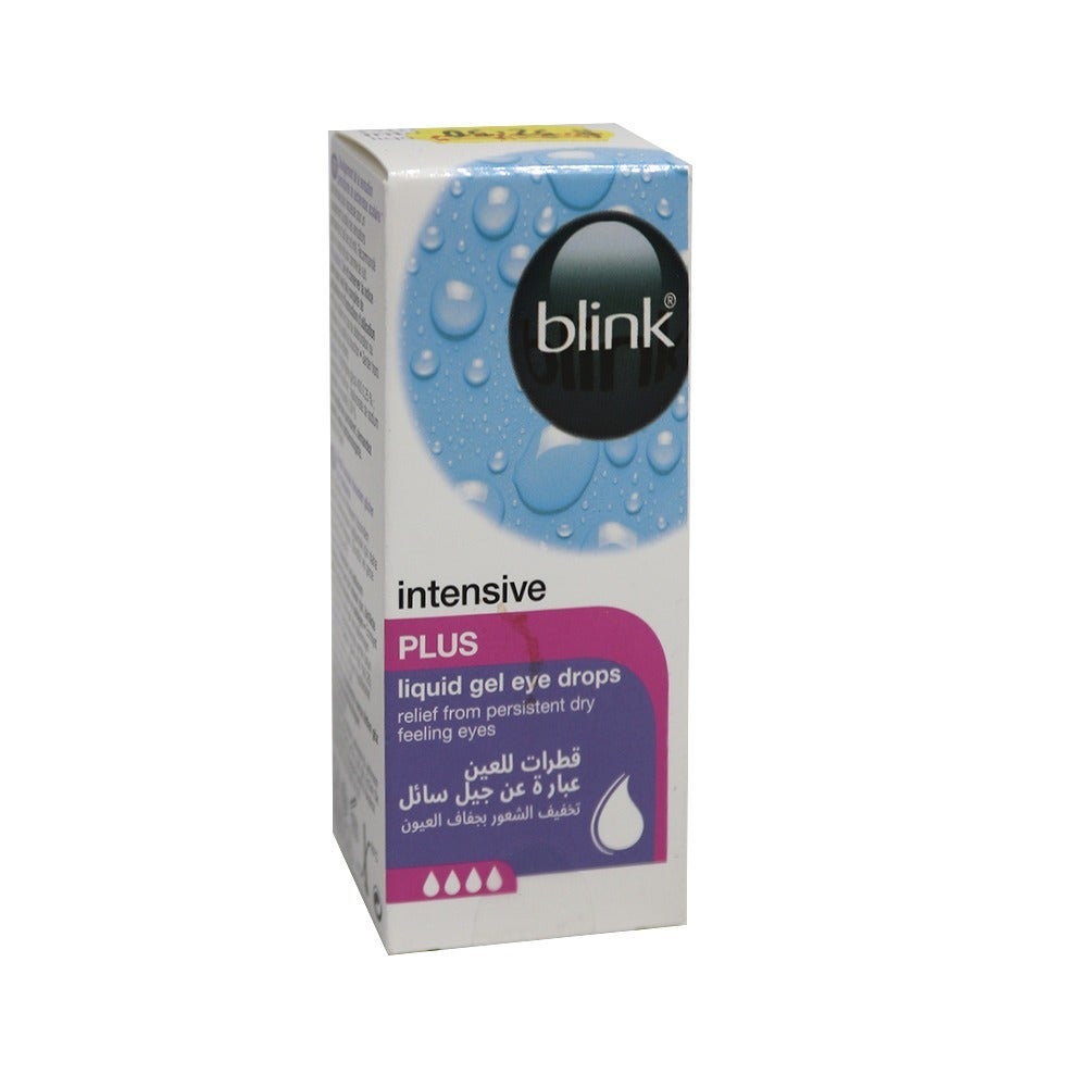 Blink Intensive Plus Liquid Gel Eye Drops 10ml - myAster