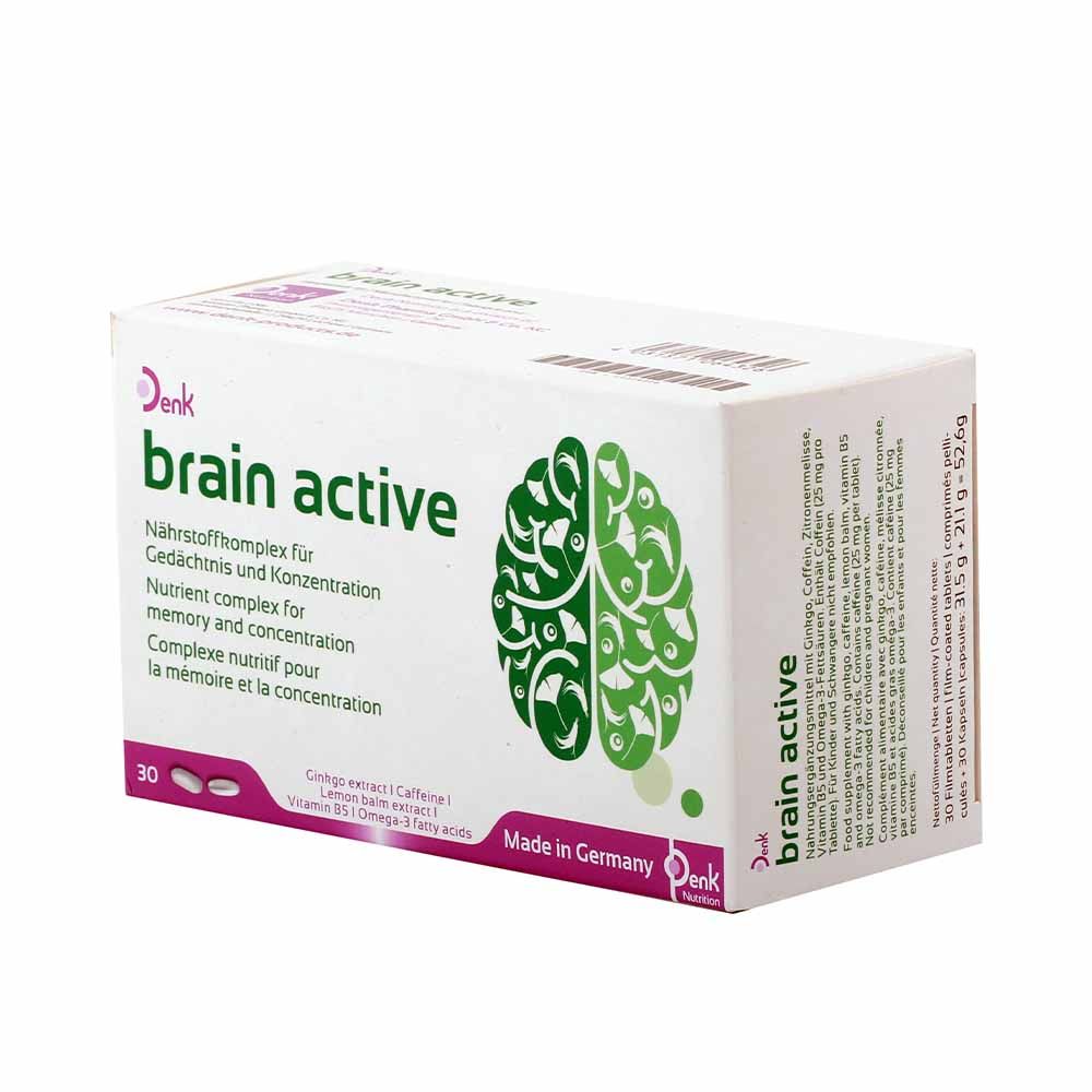 Denk Brain Active Tablet + Capsules, Pack of 60's - myAster
