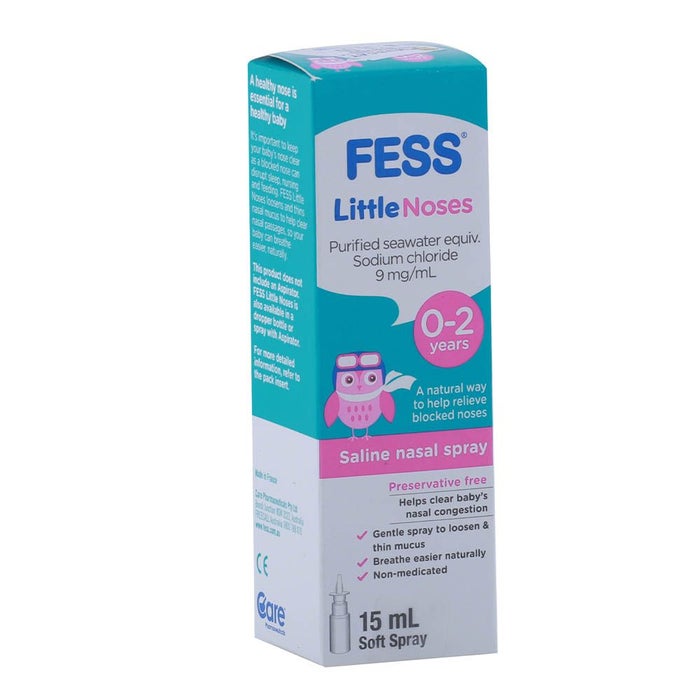 Fess Little Noses Saline Nasal Spray 15ml - myAster