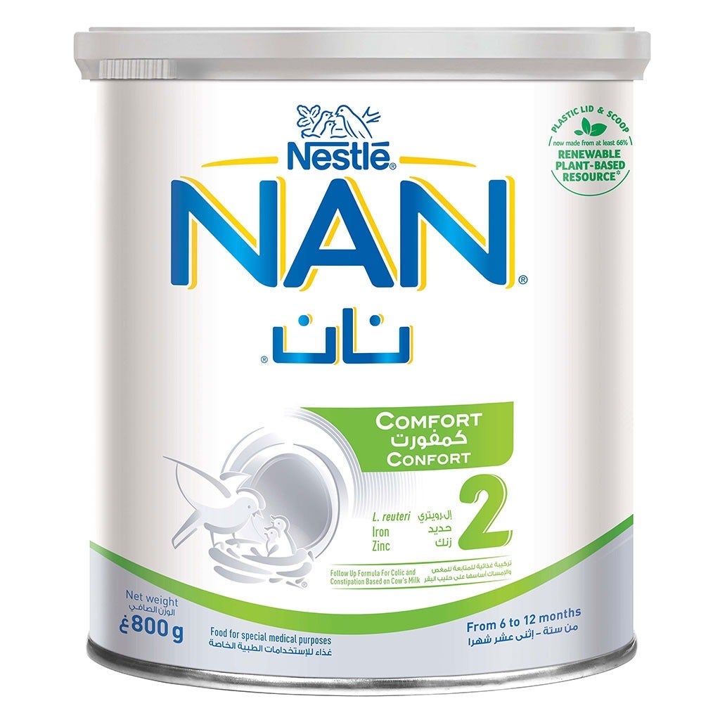 Nestle NAN Comfort 2 Milk Powder 800g - myAster