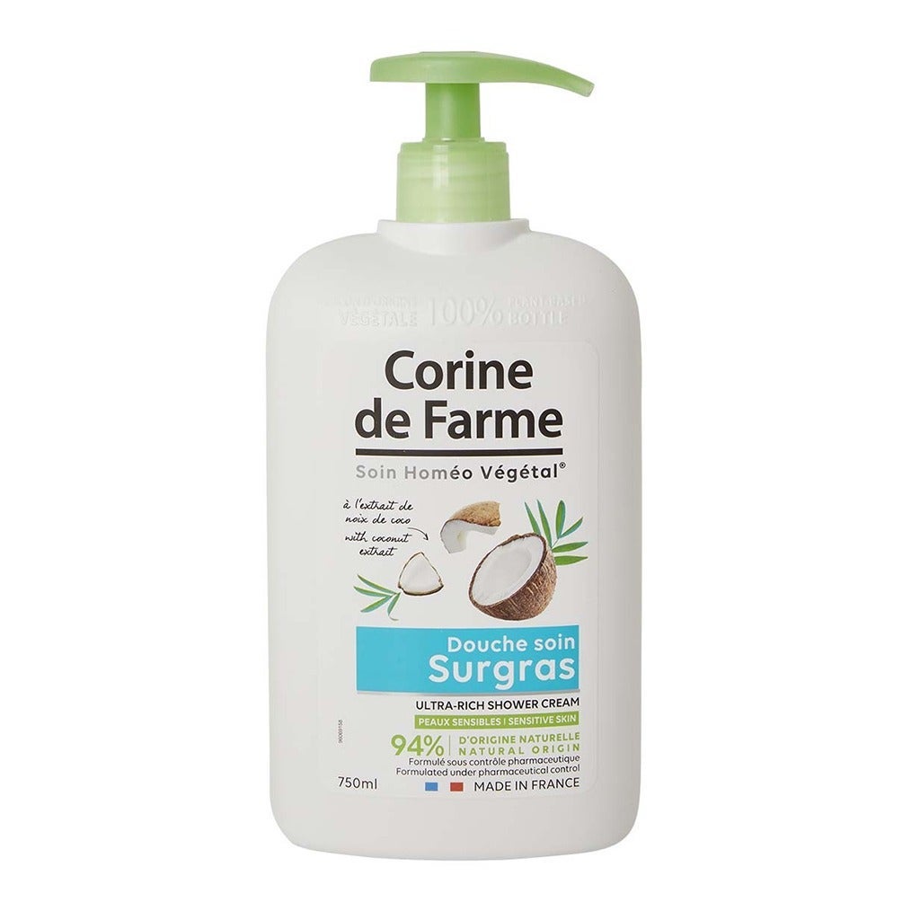 Corine De Farme Ultra Rich Coconut Extract Shower Cream 750ml - myAster
