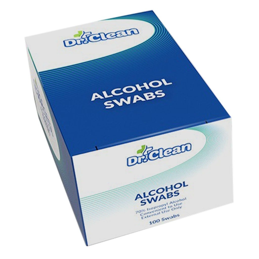 Dr Clean Alcohol Swabs, Pack of 100's - myAster