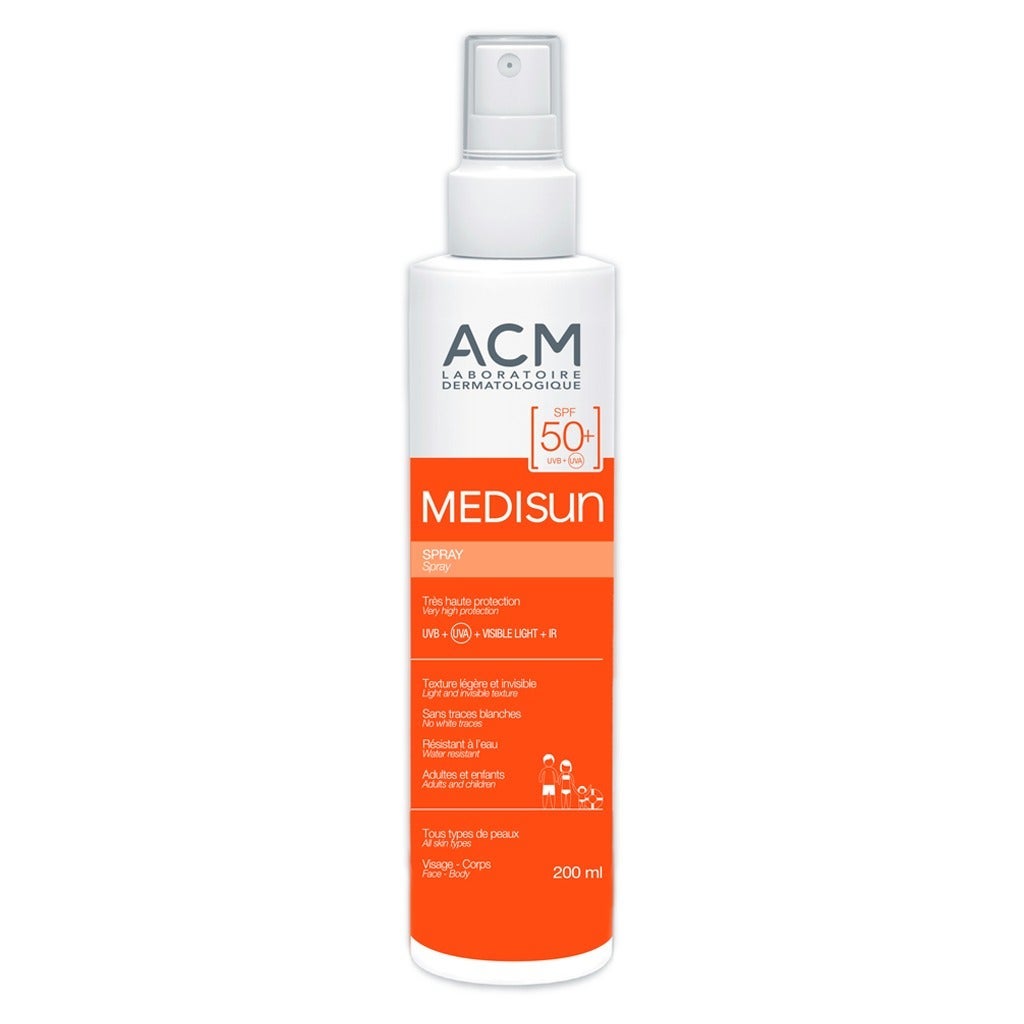 ACM Medisun SPF50+ Sun Protection Spray With IR & Visible Light ...