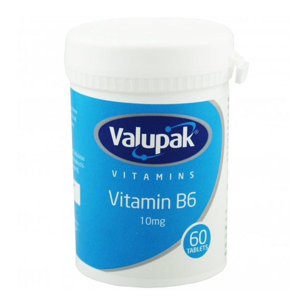 Valupak Vitamin B6 10mg Tablets For Healthy Nervous System Functioning ...