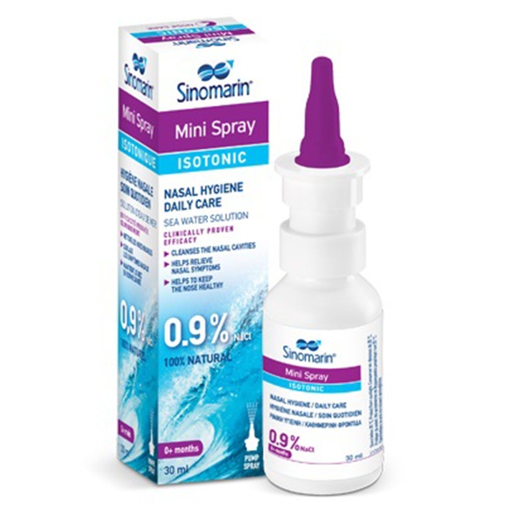 Sinomarin Natural Hygiene Daily Care Isotonic Mini Nasal Spray 30ml ...