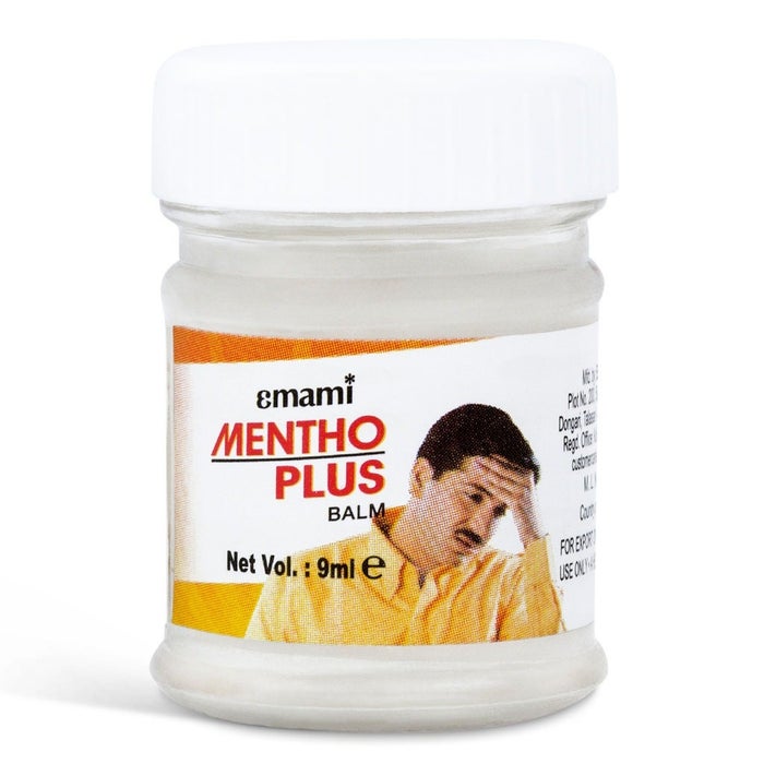 Emami Mentho Plus Balm for Head Ache Relief 9ml - myAster
