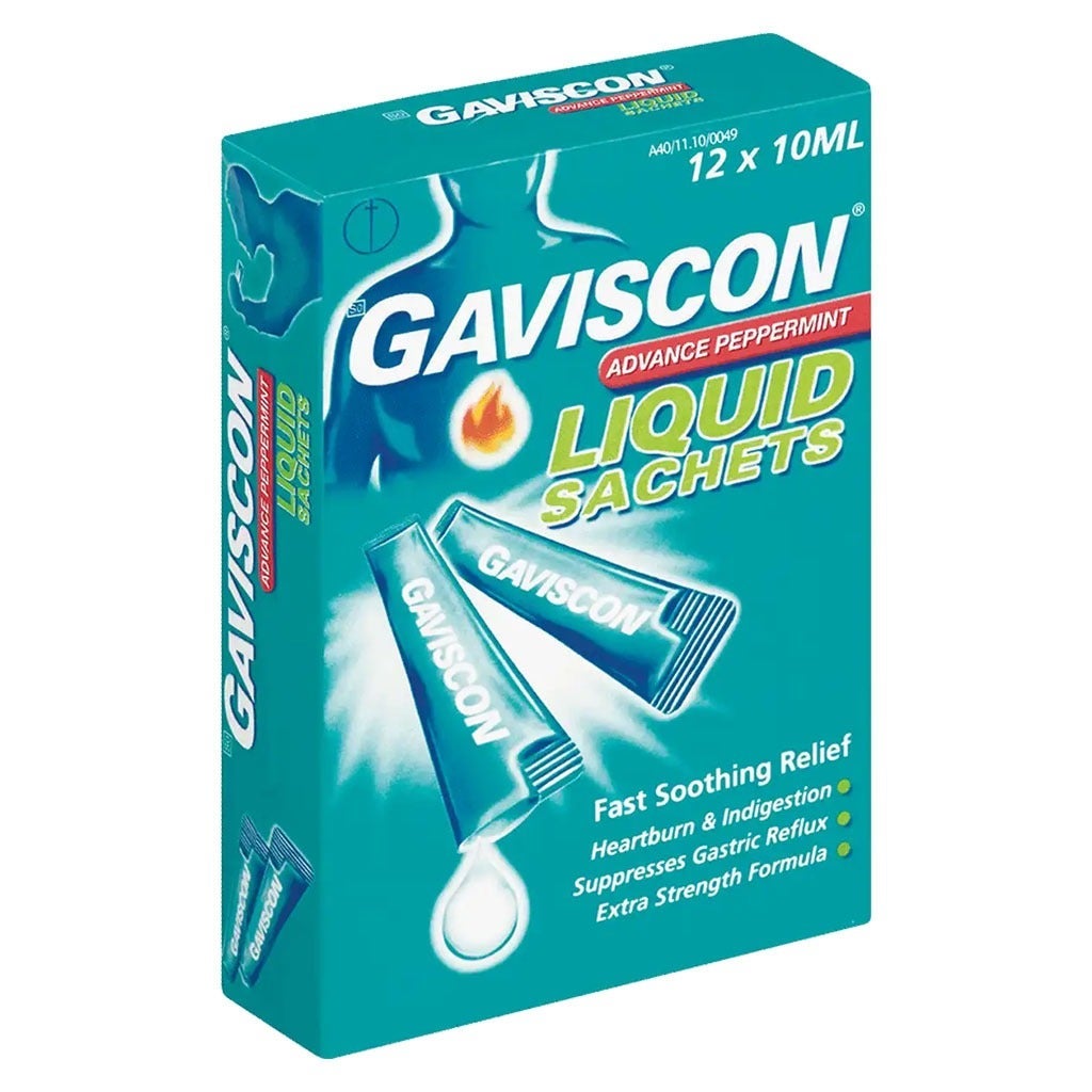 Gaviscon Advance Oral Sachets 10ml For Indigestion And Heartburn ...