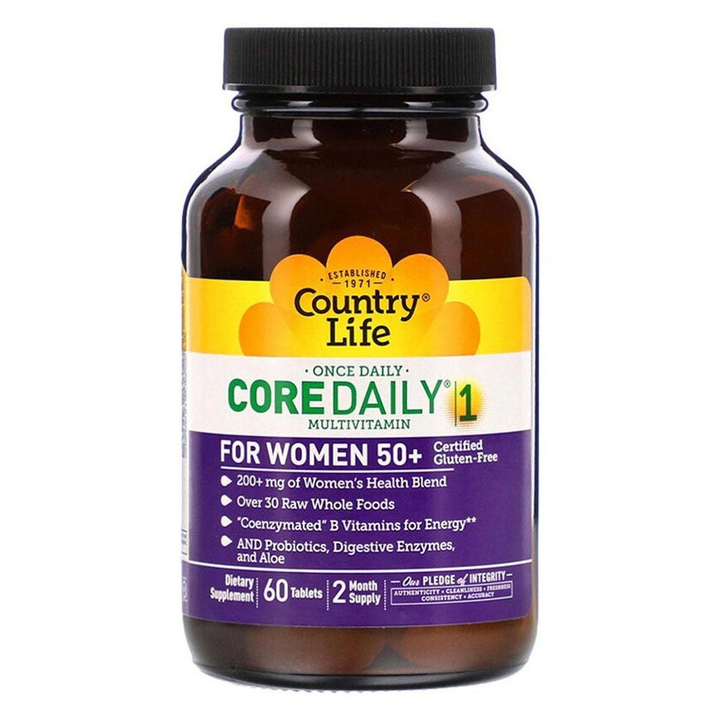 Country Life Core Daily 1 Women 50+ Tablets, Pack of 60's - myAster