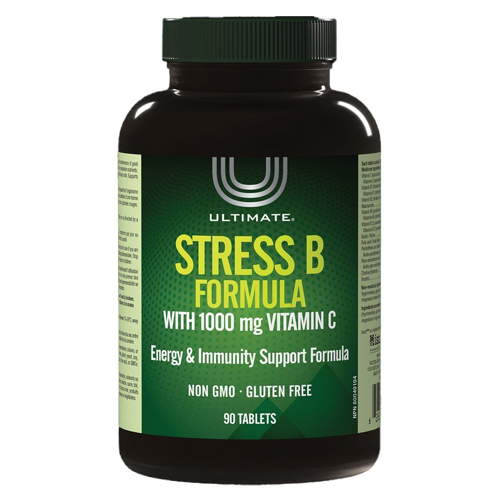Ultimate Stress B Formula Vitamin B Complex With Vitamin C Tablets ...