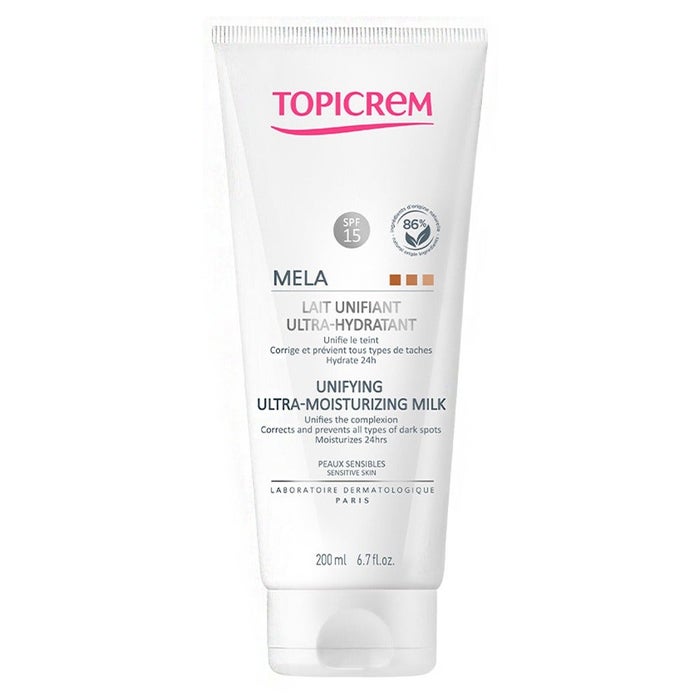 Topicrem Mela Ultra-Hydrant Unifying Ultra Moisturizing Milk With SPF ...