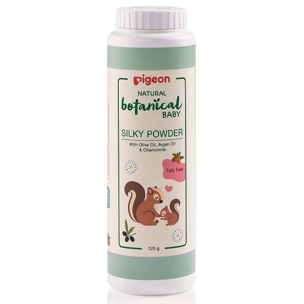 Pigeon Natural Botanical Baby Silky Talc-Free Powder 125g - myAster