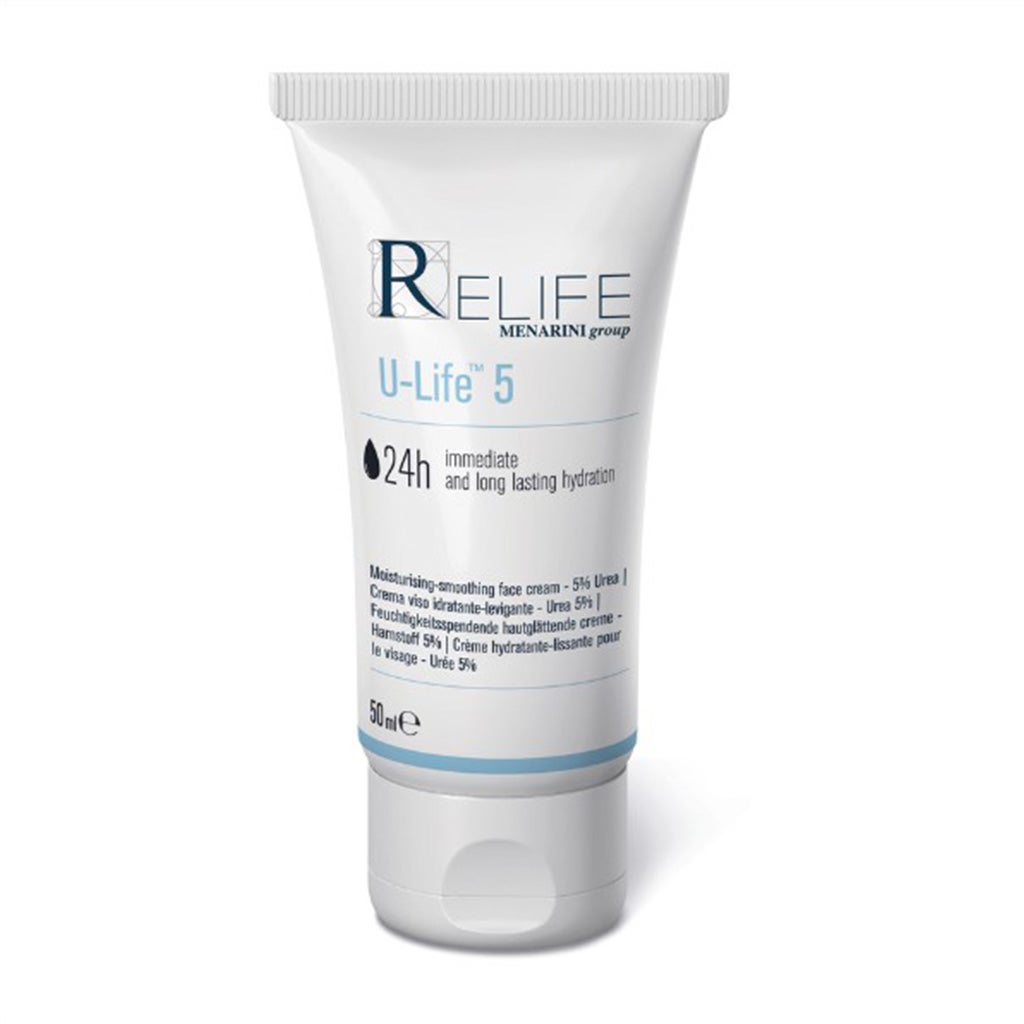 Relife U-Life 5 Moisturising & Smoothing Face Cream With 5% Urea for ...