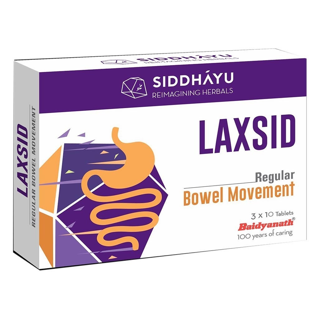 Siddhayu Laxsid Tablets For Constipation Relief, 30’s Online