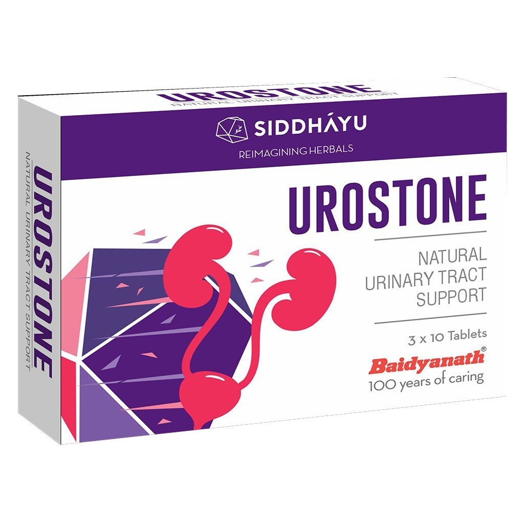 Siddhayu Urostone Natural Urinary Tract Support Tablets, Pack of 30's ...